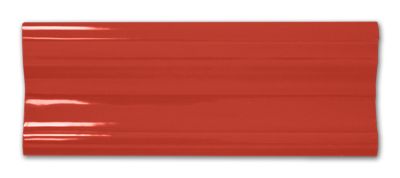 Imperial Rojo Gloss Cornice Ceramic Tile - The Tile Shop