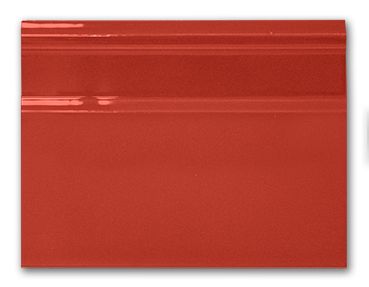 Imperial Rojo Gloss Skirting Ceramic Tile - The Tile Shop