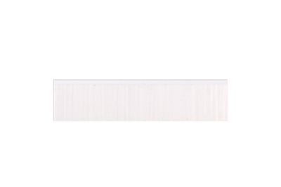 Eastern Blanco Ceramic Wall Tile Trim - 2 x 8 in. - The Tile Shop