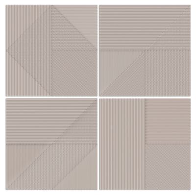 Lins Taupe Ceramic Wall Tile - 8 in. - The Tile Shop