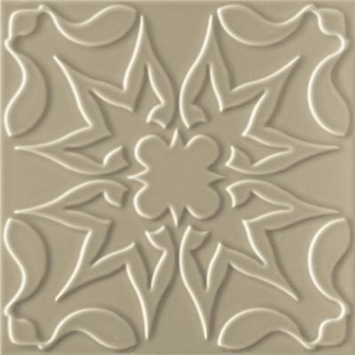 Flow 1 Greige Ceramic Wall Tile - 8 x 8 in. - The Tile Shop