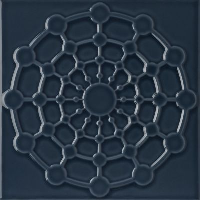 Flow 2 Smoky Blue Ceramic Wall Tile - 8 x 8 in. - The Tile Shop