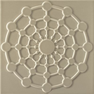 Flow 2 Greige Ceramic Wall Tile - 8 x 8 in. - The Tile Shop