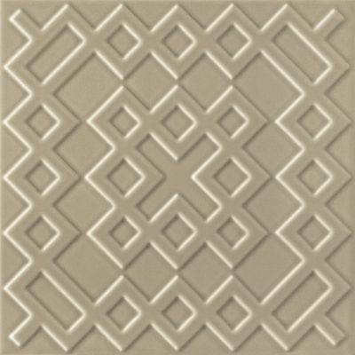 Flow 3 Greige Ceramic Wall Tile - 8 x 8 in. - The Tile Shop