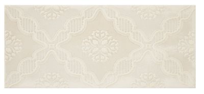 Chantilly Biscuit Macrame Ceramic Subway Wall Tile - 4 x 10 in. - The ...