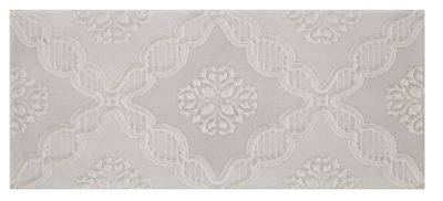 Chantilly Tender Grey Macrame Ceramic Subway Wall Tile - 4 x 10 in ...