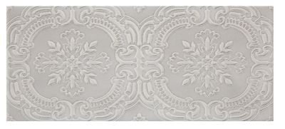 Chantilly Tender Grey Tulle Ceramic Subway Wall Tile - 3 x 10 in. - The ...