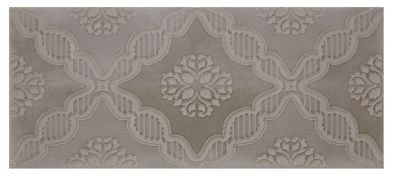 Chantilly Taupe Macrame Ceramic Subway Wall Tile - 4 x 10 in. - The ...