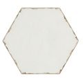 Annie Selke Farmhouse Hex White Porcelain Wall and Floor Tile - 8 x 8 ...