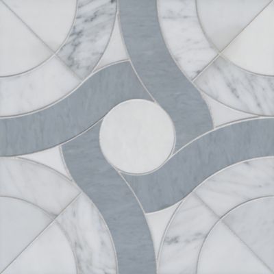 Garbo Grey Stone Mosaic Wall and Floor Tile - The Tile Shop