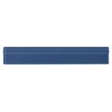 Glass Steel Blue Barnes Wall Trim Tile - The Tile Shop
