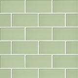 Glass Tea Green Amalfi Mosaic Wall and Floor Tile - The Tile Shop