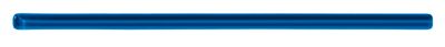 Glass Iridescent Electric Blue Pencil Liner Wall Trim Tile - The Tile Shop