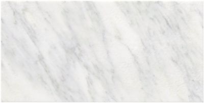 Hampton Carrara Antique Brushed Marble Wall and Floor Tile -12 x 24 in ...