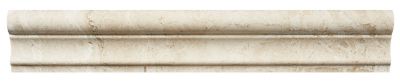 Queen Beige Honed Marble Barnes Wall Trim Tile - The Tile Shop