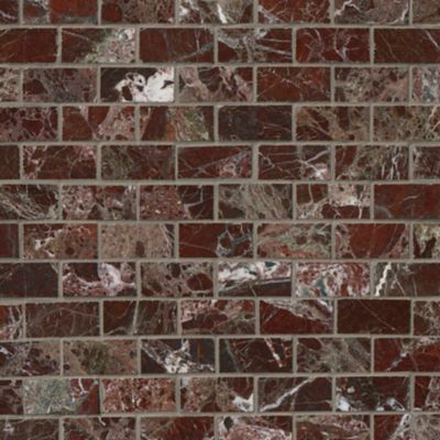 Rosso Marquina Polished Marble Cardine Wall and Floor Tile - The Tile Shop