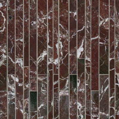Rosso Marquina Polished Marble Corinth Wall and Floor Tile - The Tile Shop