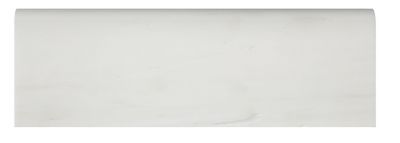 Bianco Puro Honed Marble Bullnose Wall Tile - The Tile Shop