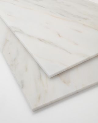 Calacata Evora Honed Marble Wall and Floor Tile - 12 x 24 in. - The ...