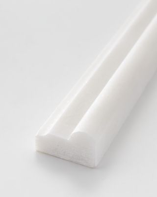 Calacata Evora Honed Marble Barnes Menor Wall Trim Tile - The Tile Shop