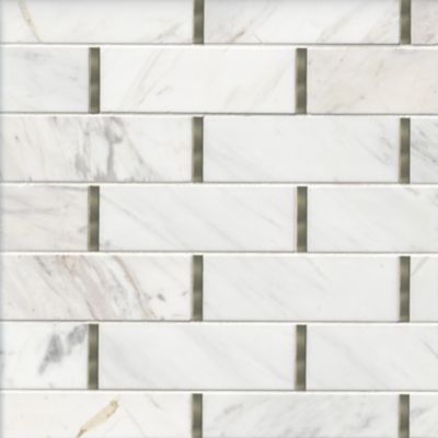 Morrison Marble Mosaic Wall and Floor Tile - 12 x 15 in. - The Tile Shop
