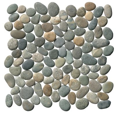 Earth Pebbles Medium 12 x 12 in - The Tile Shop