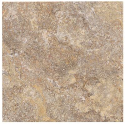 Scabos Honed Filled Travertine Wall and Floor Tile - 12 x 12 in. - The ...
