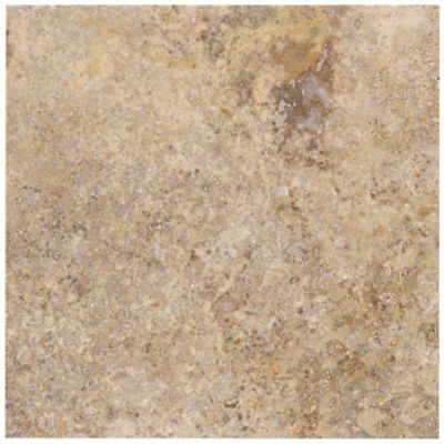 Scabos Honed Filled Travertine Wall and Floor Tile - 12 x 12 in. - The ...