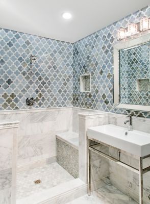 Hampton Carrara Polished Marble Wall and Floor Tile - 12 x 24 in. - The ...