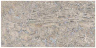 Claros Silver Honed Filled Travertine Subway Wall and Floor Tile - 3 x ...