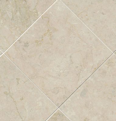 Avorio Fiorito Polished Marble Floor Tile - 12 in. - The Tile Shop