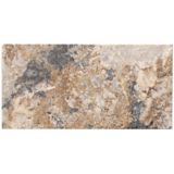 Volcano Brushed Travertine Wall and Floor Tile - 3 x 6 in. - The Tile Shop