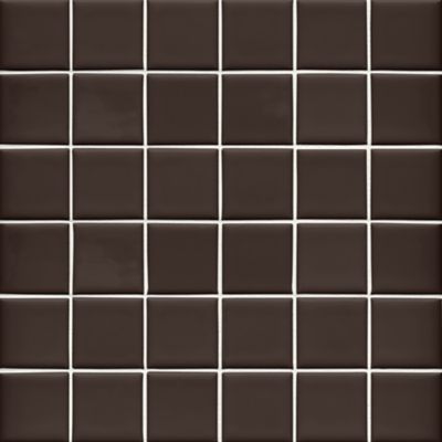 Imperial Espresso Gloss Ceramic Mosaic Wall and Floor Tile - 2 in ...