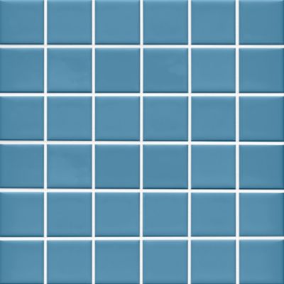 Imperial Ocean Blue Gloss Ceramic Mosaic Wall and Floor Tile - 2 in ...