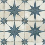 Star Blue Ceramic Wall and Floor Tile - 18 x 18 in. - The Tile Shop