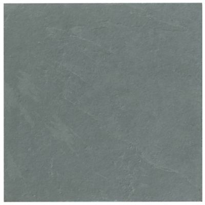 Grey Natural and Calibrated Slate Wall and Floor Tile - 12 x 12 in ...