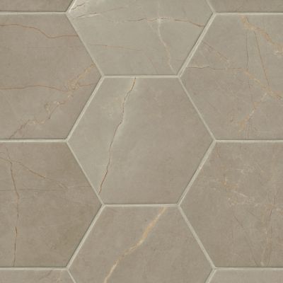 Pulpis Taupe Hex Porcelain Wall and Floor Tile - 10 in. - The Tile Shop