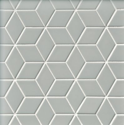 Imperial Moss Gloss Rhombus Porcelain Mosaic Wall and Floor Tile - The ...