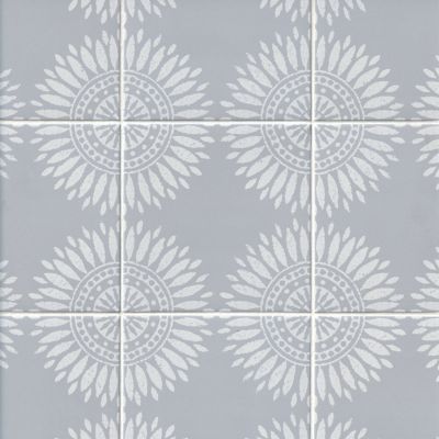 Laura Ashley Sunflower Pale Slate with White Porcelain Wall and Floor ...