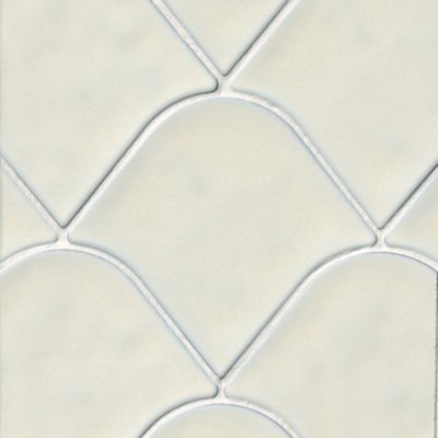 Monte White Glossy Porcelain Wall Tile - 8 x 9 in. - The Tile Shop