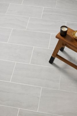 Navona Bianco Porcelain Wall and Floor Tile - 12 x 24 in. - The Tile Shop