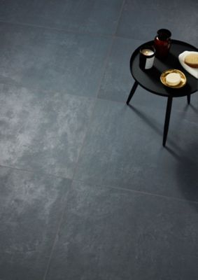 Essential Graphite Porcelain Wall and Floor Tile - 24 x 48 in. - The ...