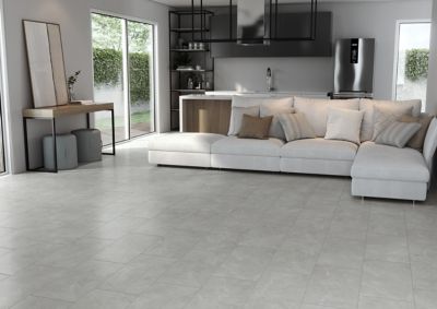 Keystone Grey Porcelain Wall and Floor Tile - 12 x 24 in. - The Tile Shop