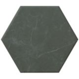Keystone Hex Nero Porcelain Wall and Floor Tile - 8 x 9 in. - The Tile Shop