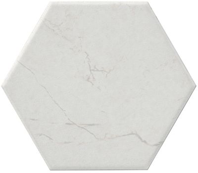Keystone Hex White Porcelain Wall And Floor Tile 8 X 9 In The Tile