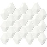 Diamond White Gloss Ceramic Mosaic Wall Tile - The Tile Shop