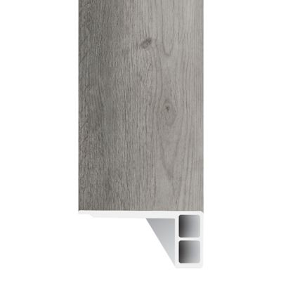 Cyrus Plus Katella Ash Luxury Vinyl Floor Tile Stair Nose - 2.75 x 94 ...