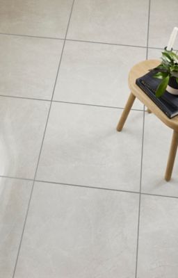 Simona Grey Porcelain Wall and Floor Tile - 24 x 24 in. - The Tile Shop