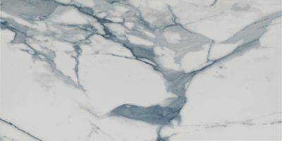 Marradi Calacatta Cielo Polished Porcelain Wall and Floor Tile - 24 x ...
