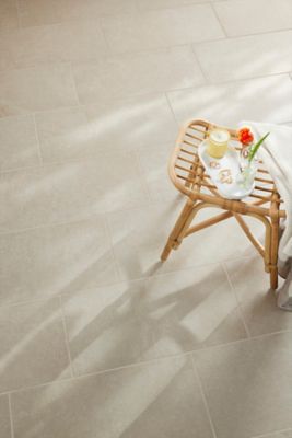 Verona Cream Porcelain Wall and Floor Tile - 12 x 24 in. - The Tile Shop